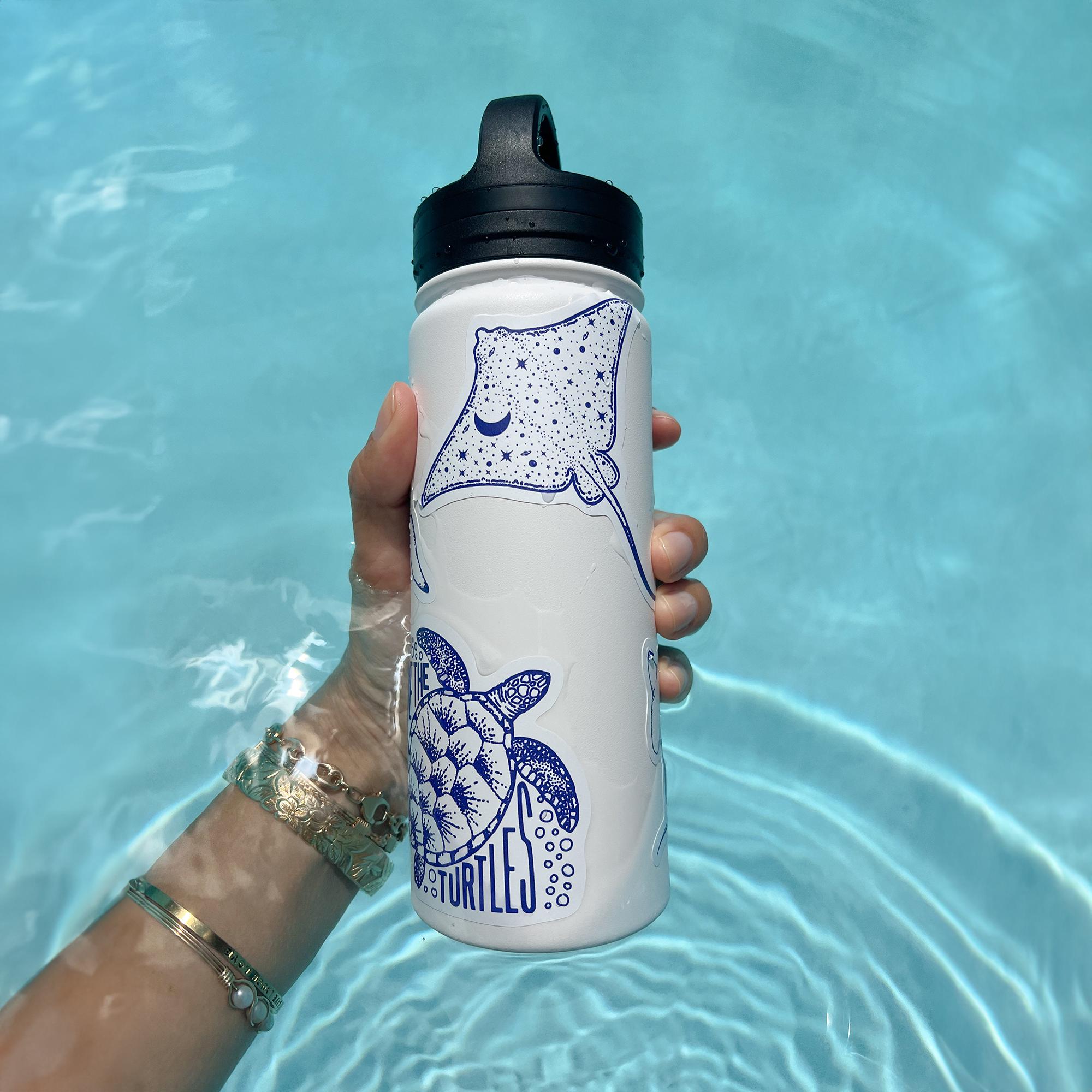 Ocean Love Sticker Set | Turtle | Shark | Whale Shark | Ray | Save the ...