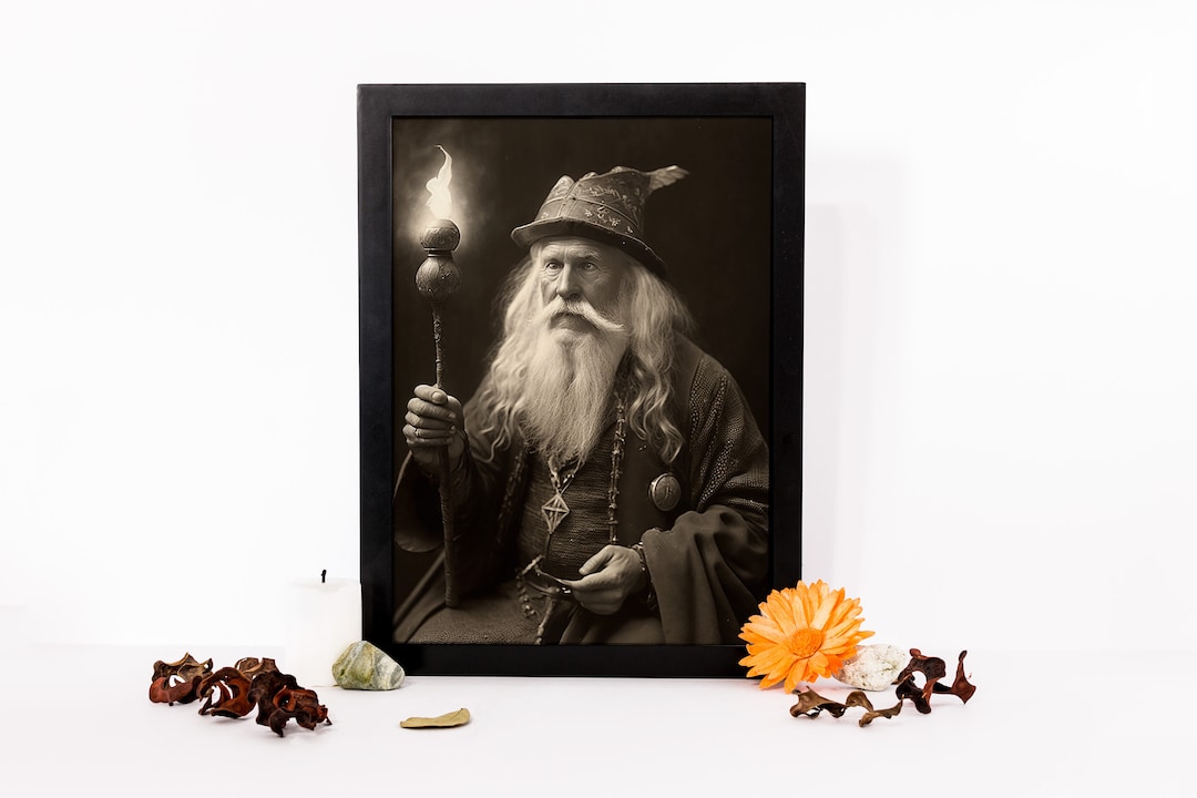 Wizard Photo Printable Download 4X5 8X10 wizard-01 - Etsy