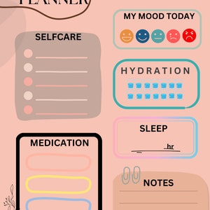 ADHD Daily & Weekly Planner - Etsy
