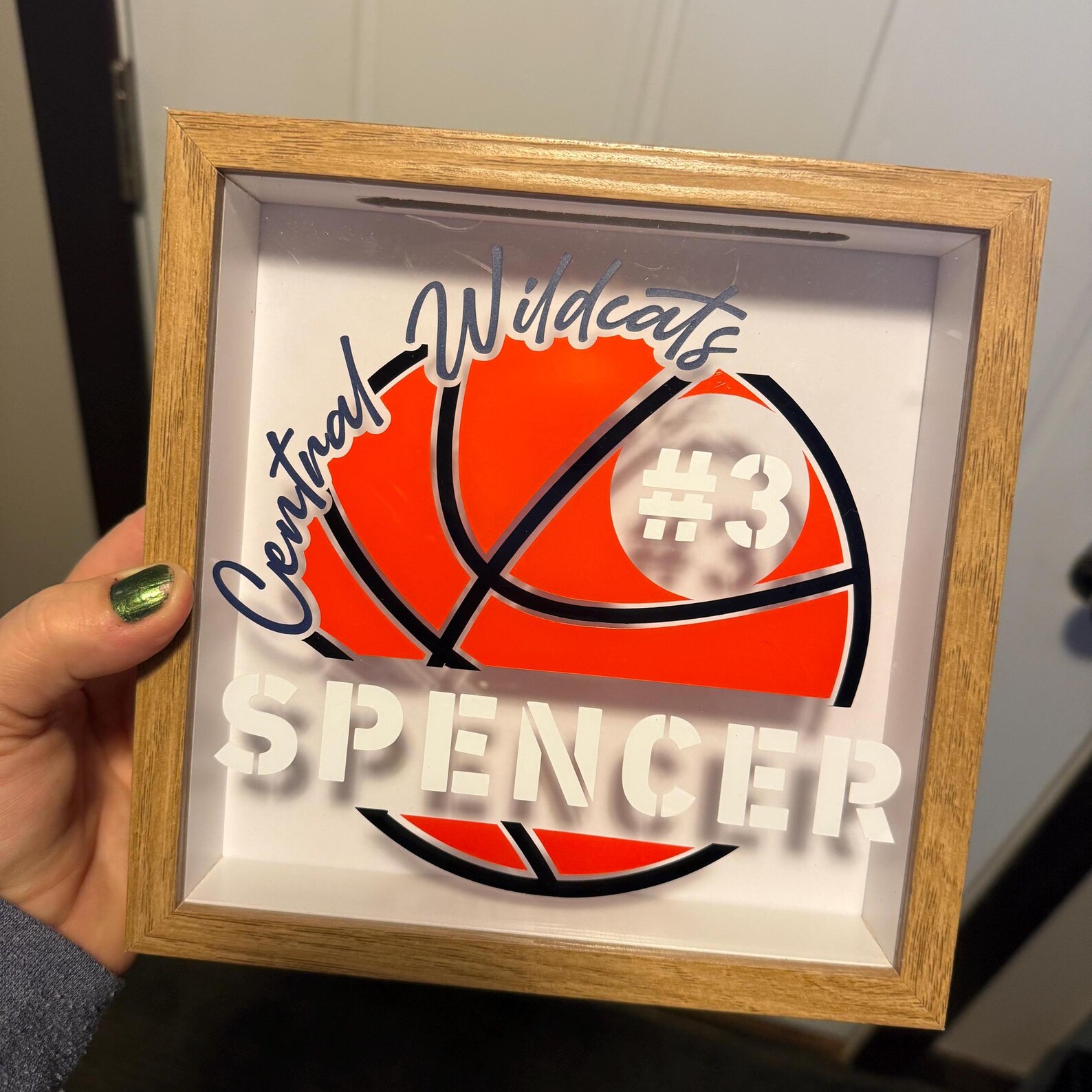 One-of-a-kind Shadow Box Bank, Personalized and Custom Ticket Keepsake ...