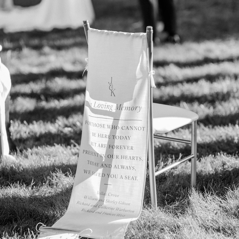 In Memoriam Sign - Etsy