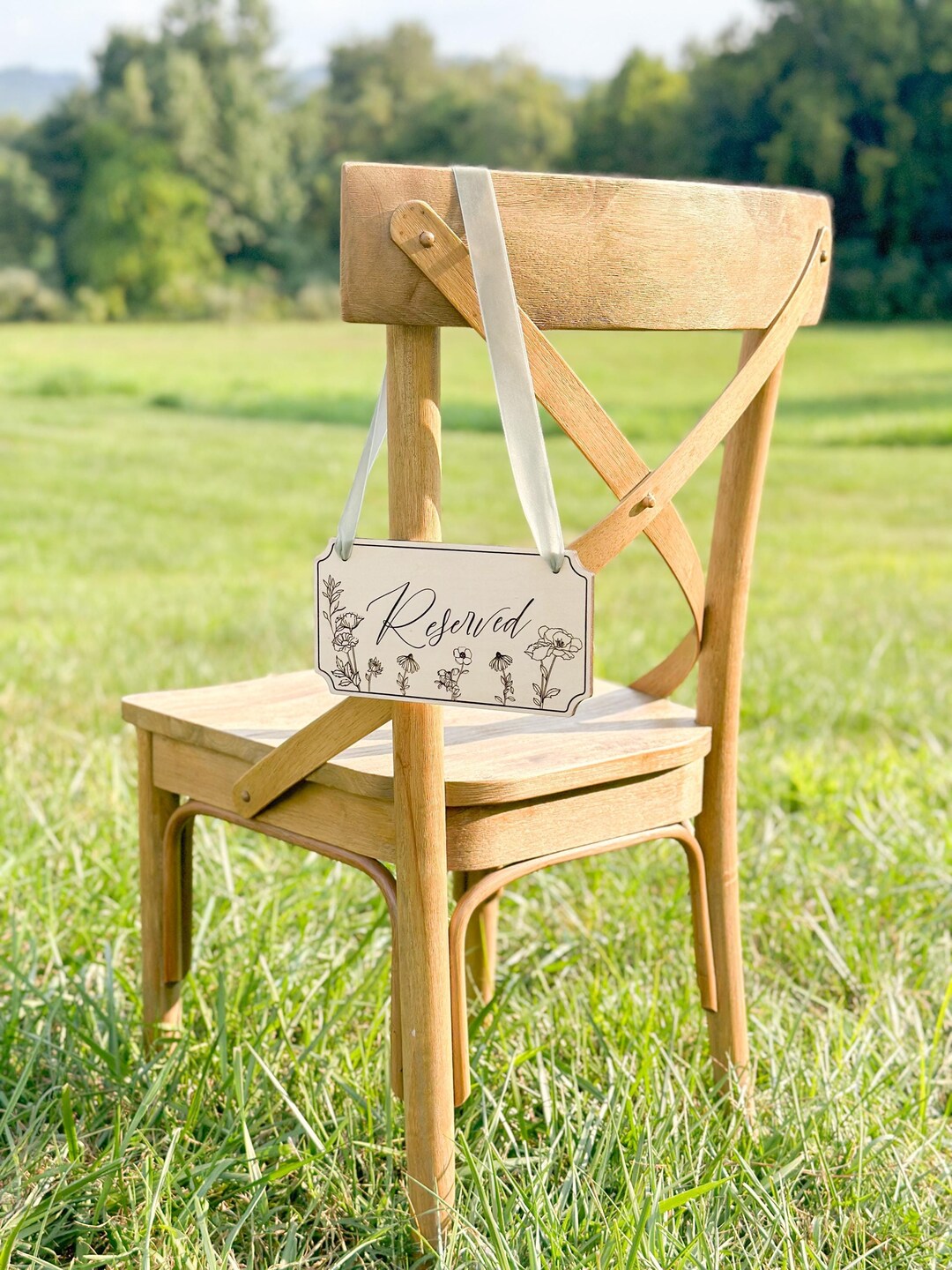 Reserved Seat Signs | Reserved Seating Wood Signs | Personalized Custom ...