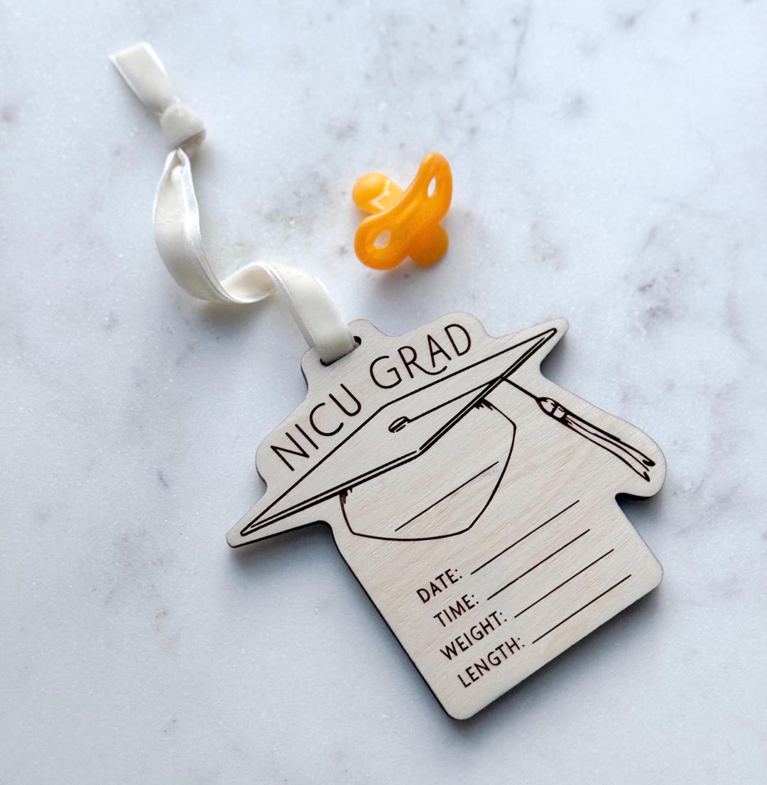 NICU Graduate Ornament | Customizable Keepsake for Preemie | NICU ...