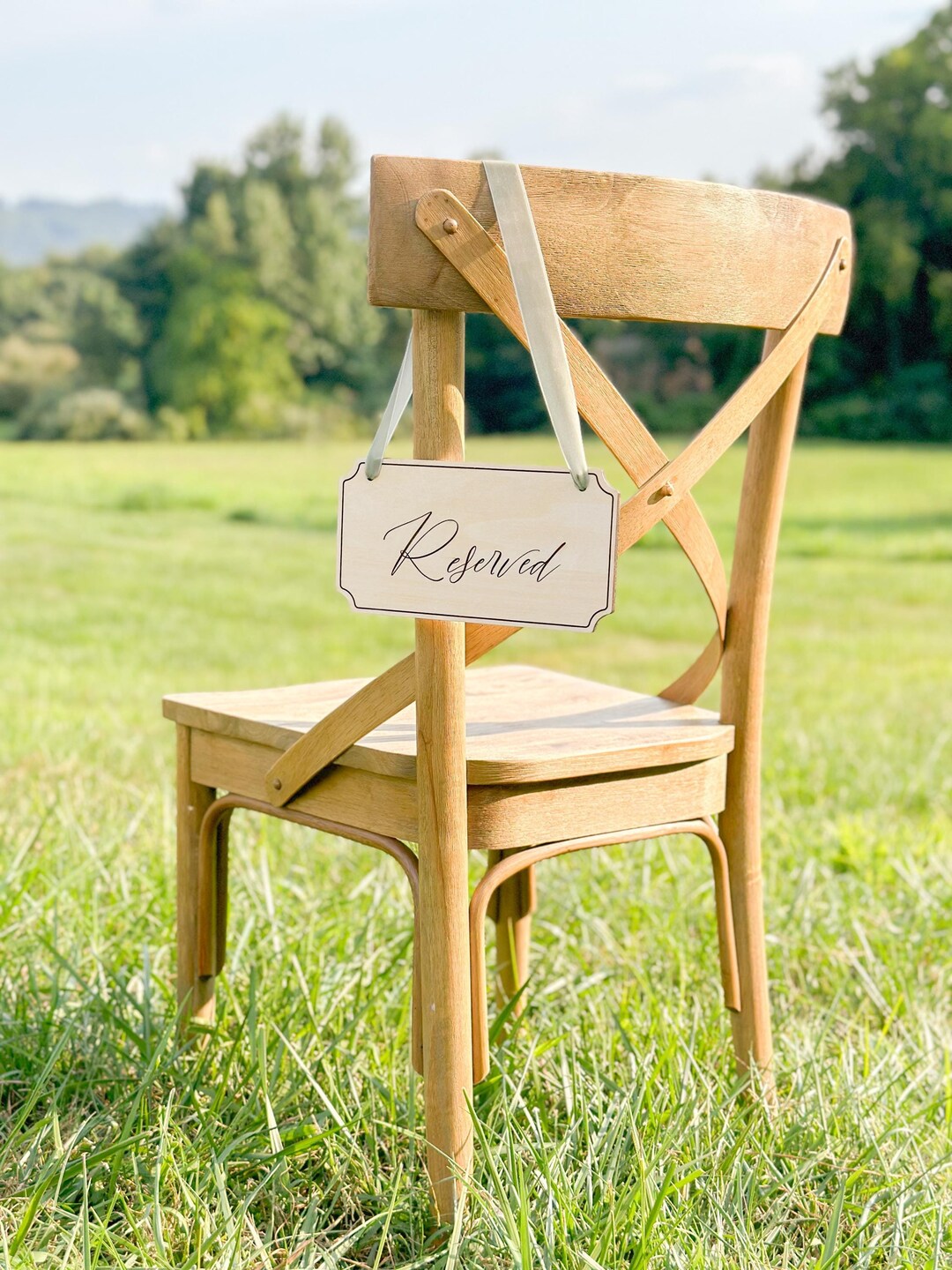 Reserved Seat Sign Reserved Wedding Chair Wood Sign Personalized Custom ...