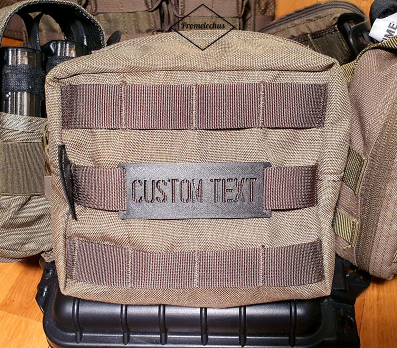 Custom Tactical Molle Name Tag - Choose Your Own Colors! - Etsy
