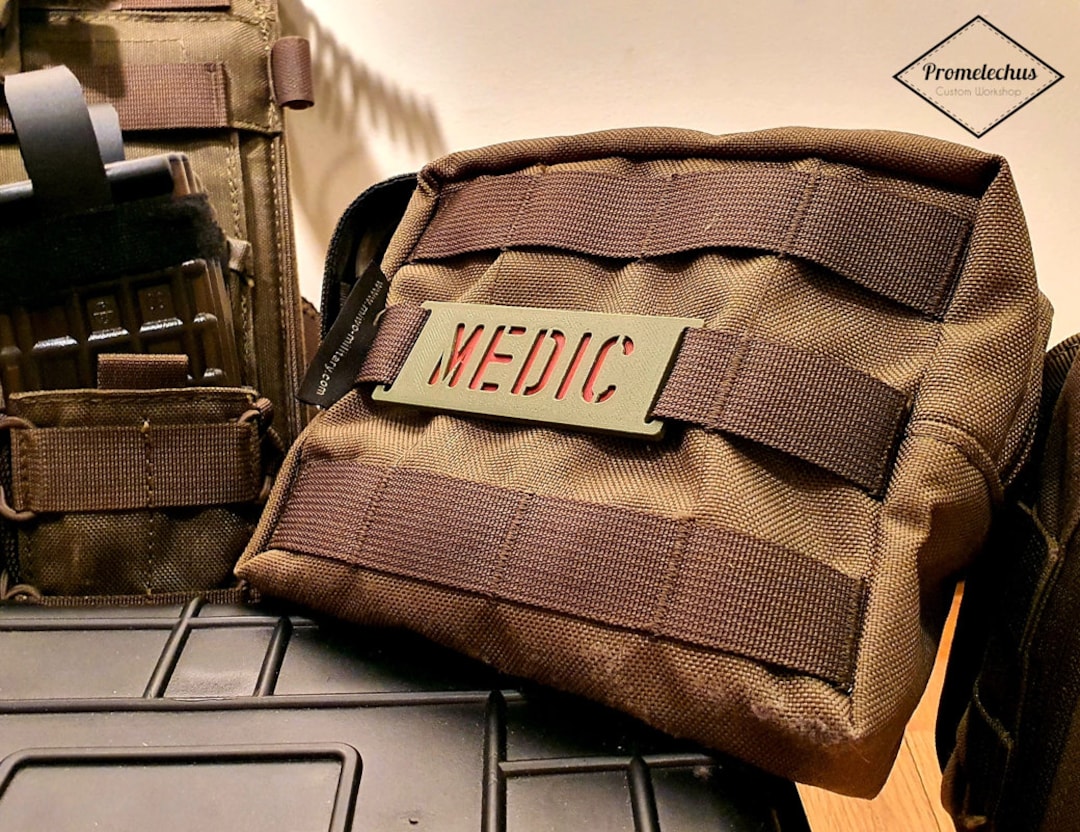Custom Tactical Molle Name Tag - Choose Your Own Colors! - Etsy