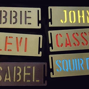 Custom Tactical Molle Name Tag - Choose Your Own Colors! - Etsy