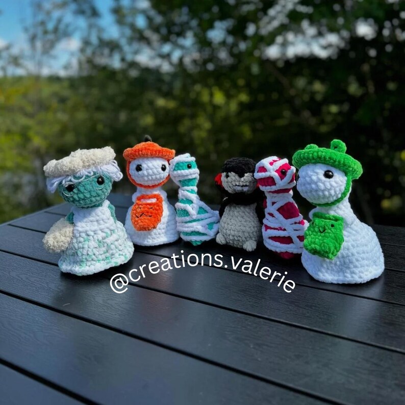 Halloween Spooky Dinos Crochet Pattern Collection (PDF Download) - Etsy