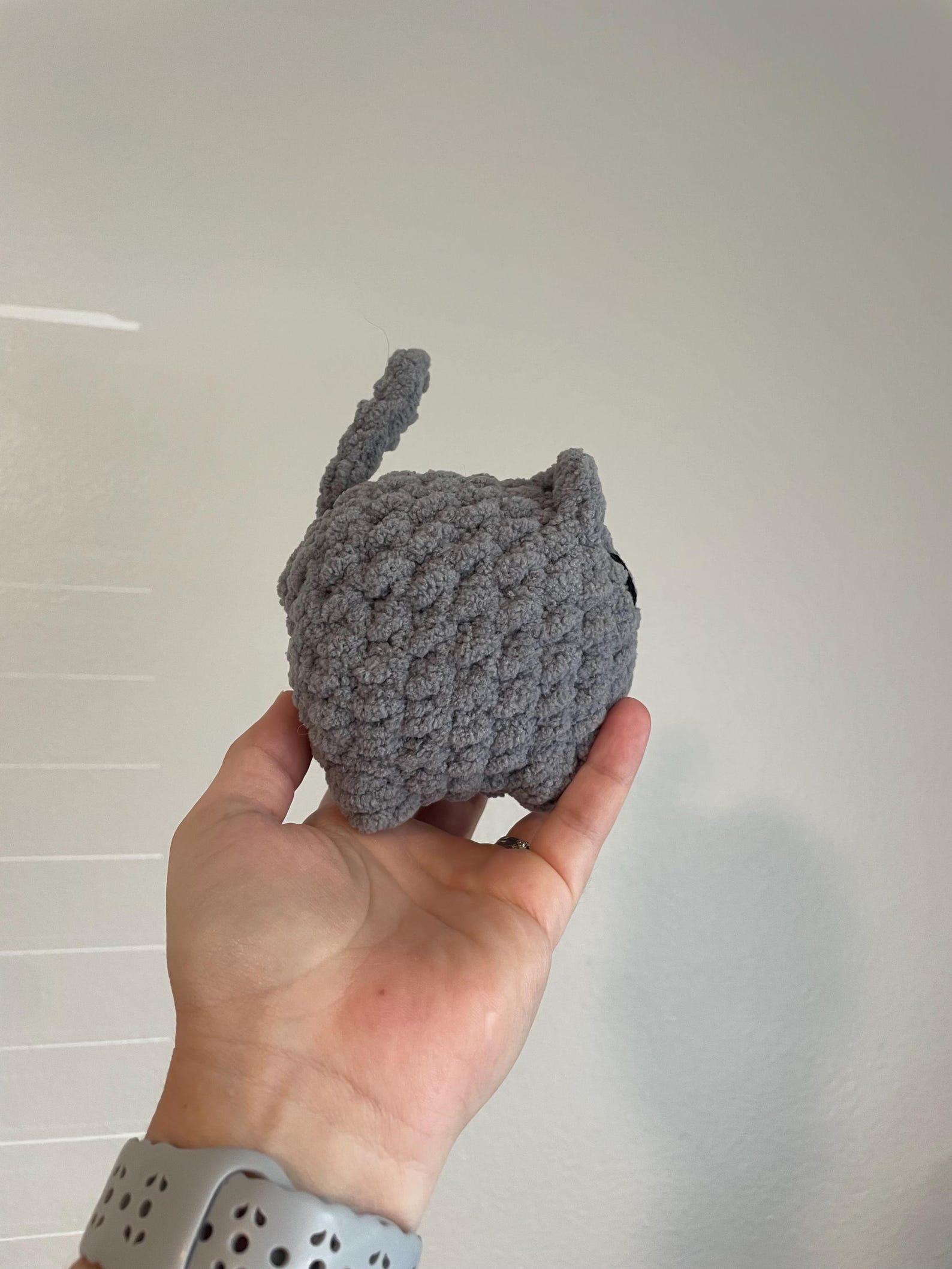Mini Crochet Loaf Cat Plush, Handmade Stuffed Animal - Etsy