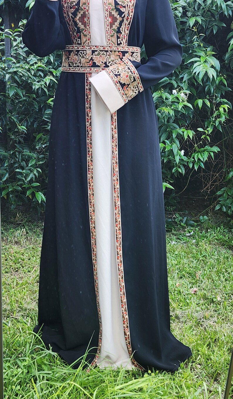 Thobe Tatreez Dress Handwoven - Etsy