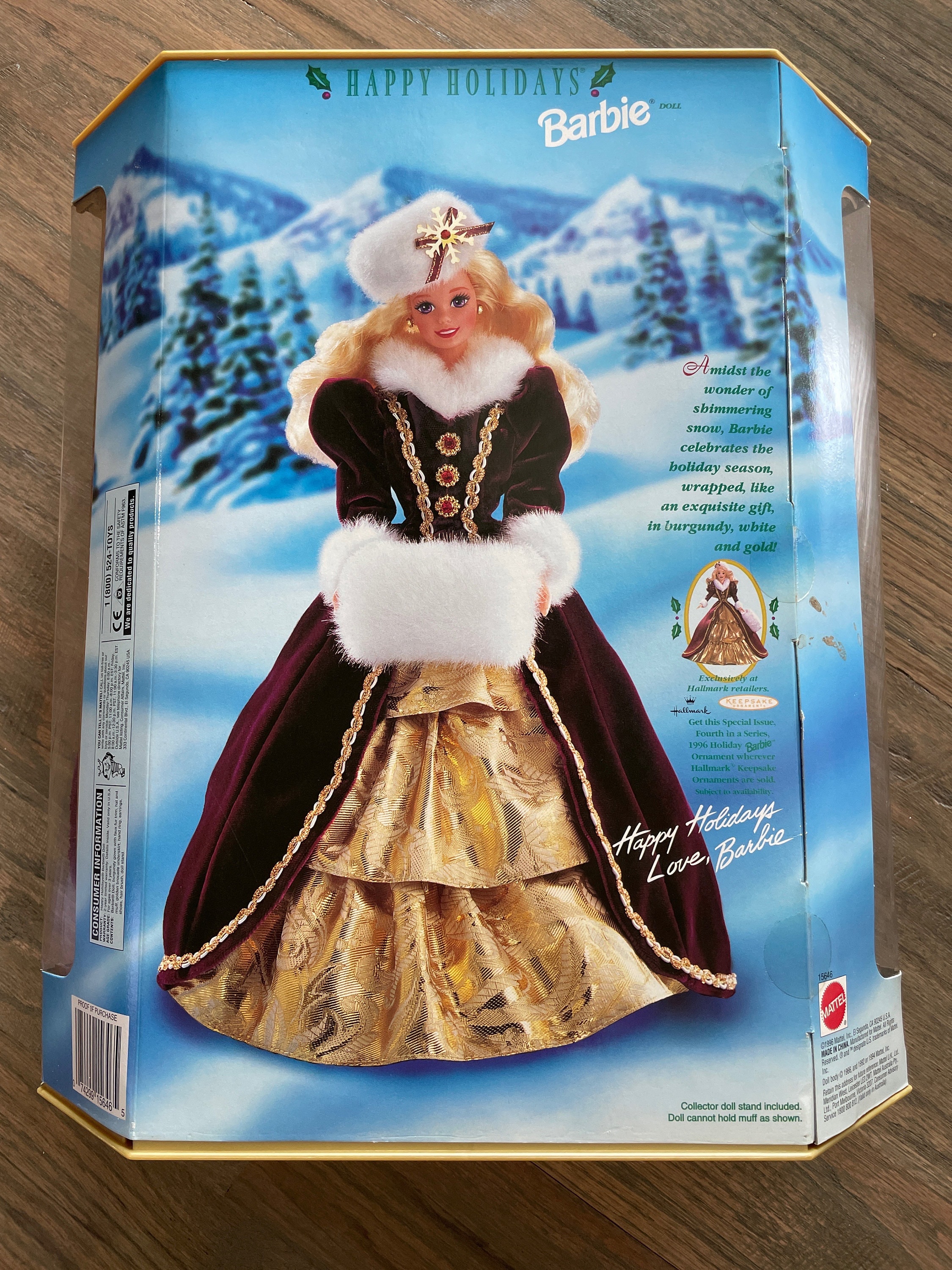 1996 Holiday Barbie Special Edition VINTAGE COLLECTABLE MINT Condition ...