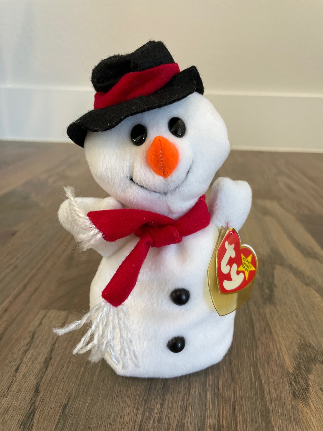 Snowball the Snowman | Ty Beanie Baby | MINT Condition - Etsy