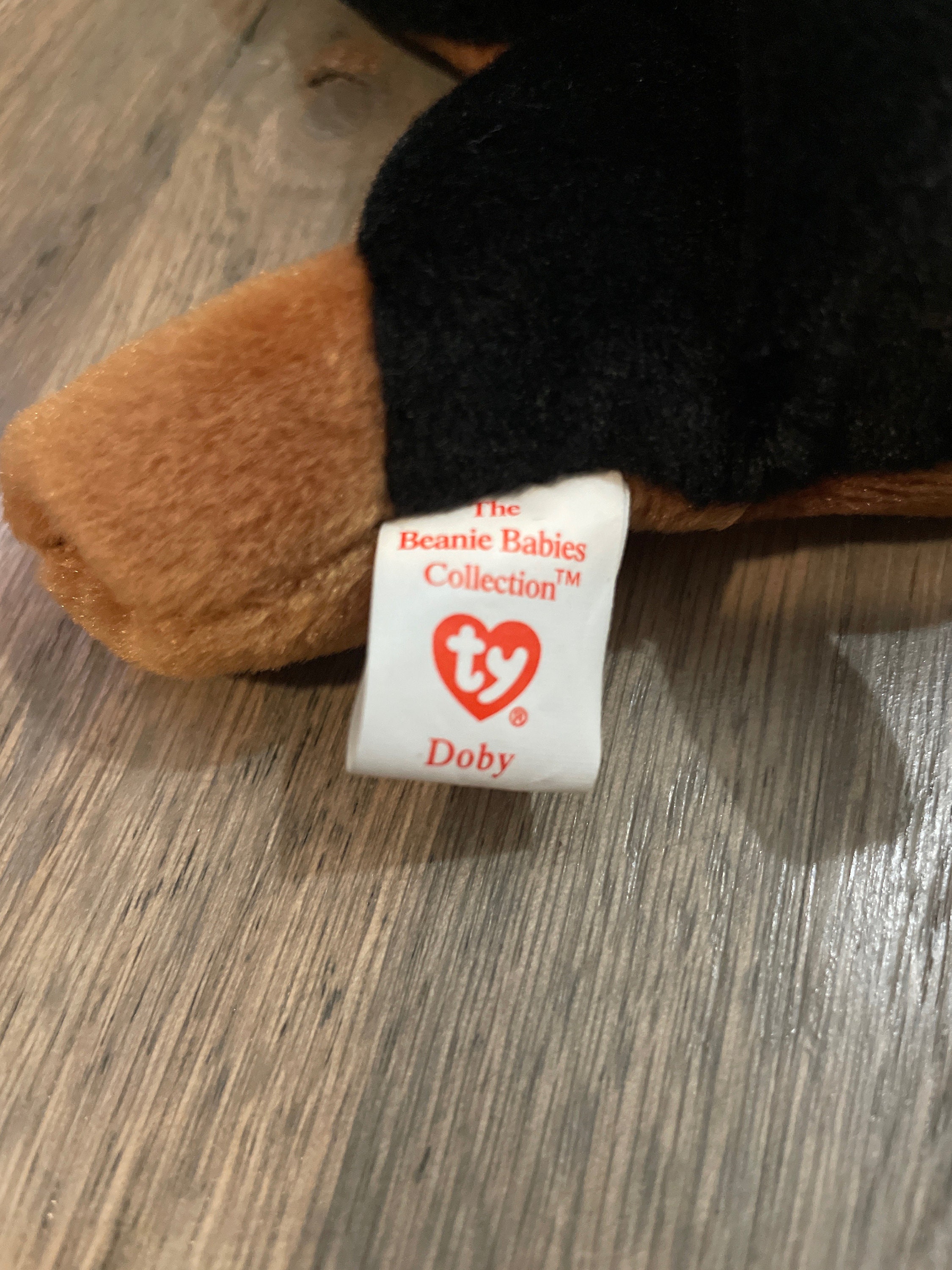 Doby the Doberman | Ty Beanie Baby | MINT Condition - Etsy