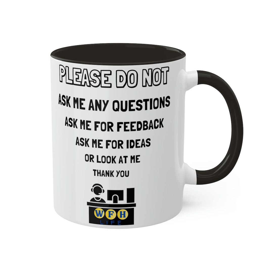 ZOOM Meeting Coffee Cup, Snarky Office Coffee Mug, Novelty Remote ...