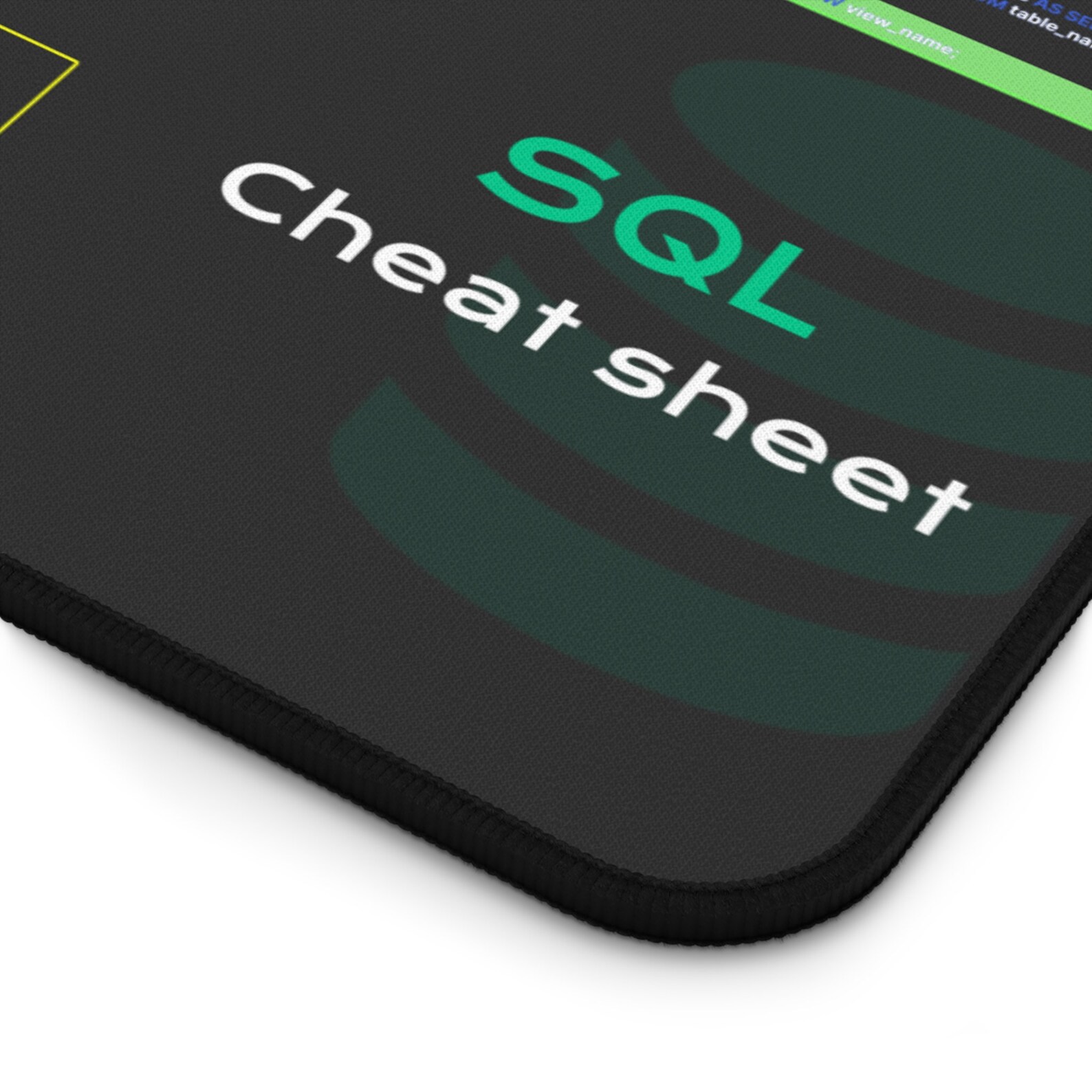 SQL Cheat Sheet Desk Mat for Database Administrators, Analysts, and ...