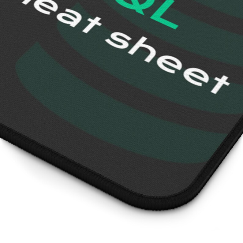 SQL Cheat Sheet Desk Mat for Database Administrators - Etsy Australia