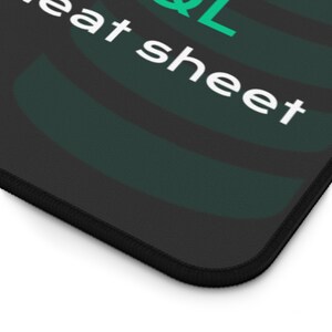 SQL Cheat Sheet Desk Mat for Database Administrators, Analysts, and ...