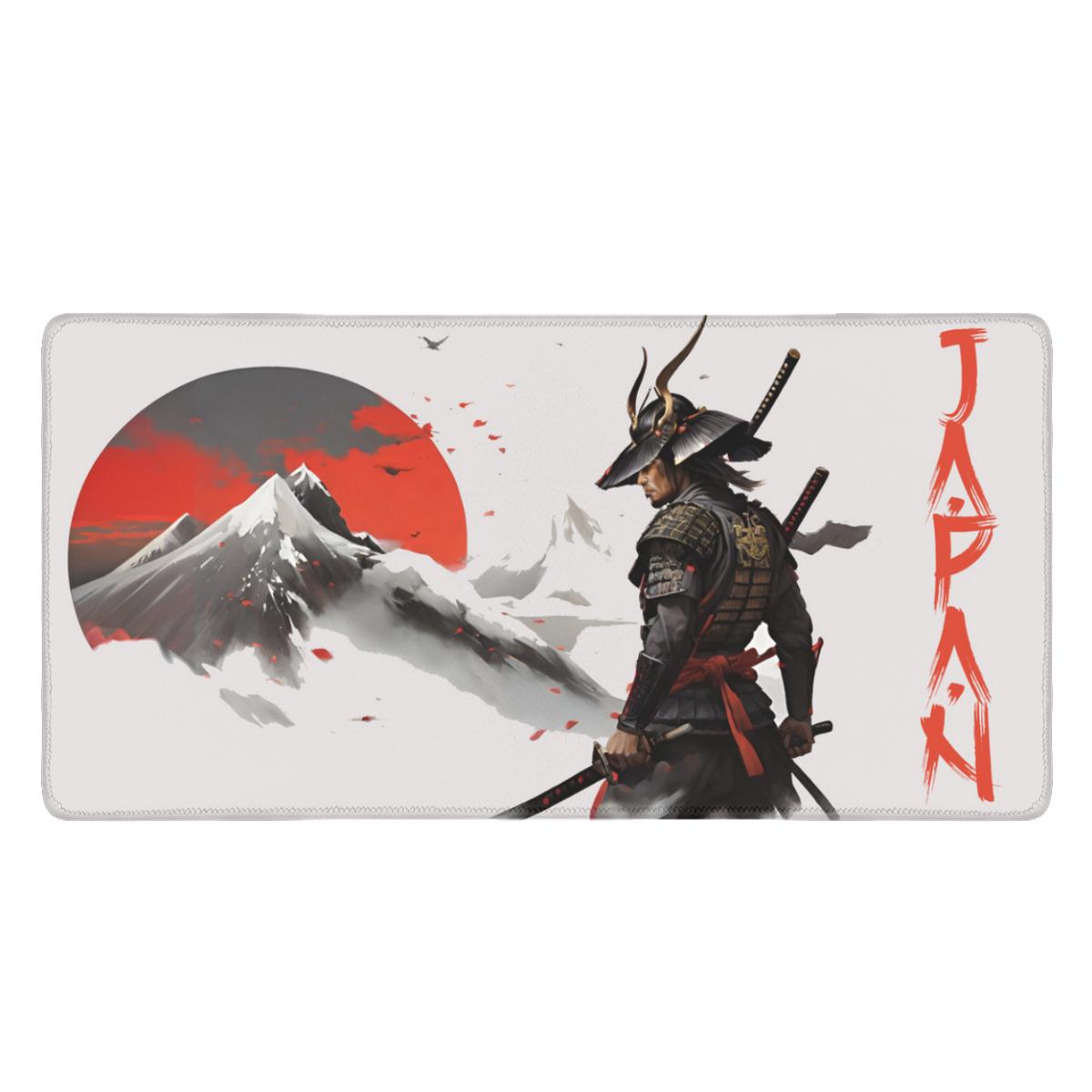 Japanese Samurai Desk Mat: XL Gaming Mouse Pad With RGB - Etsy