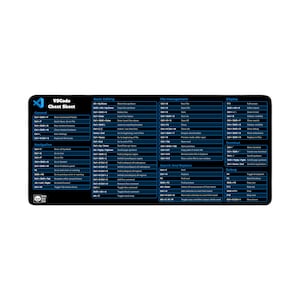 Vscode Cheat Sheet for Win & Mac, Desk Mat | Home Office Decor| Gift ...