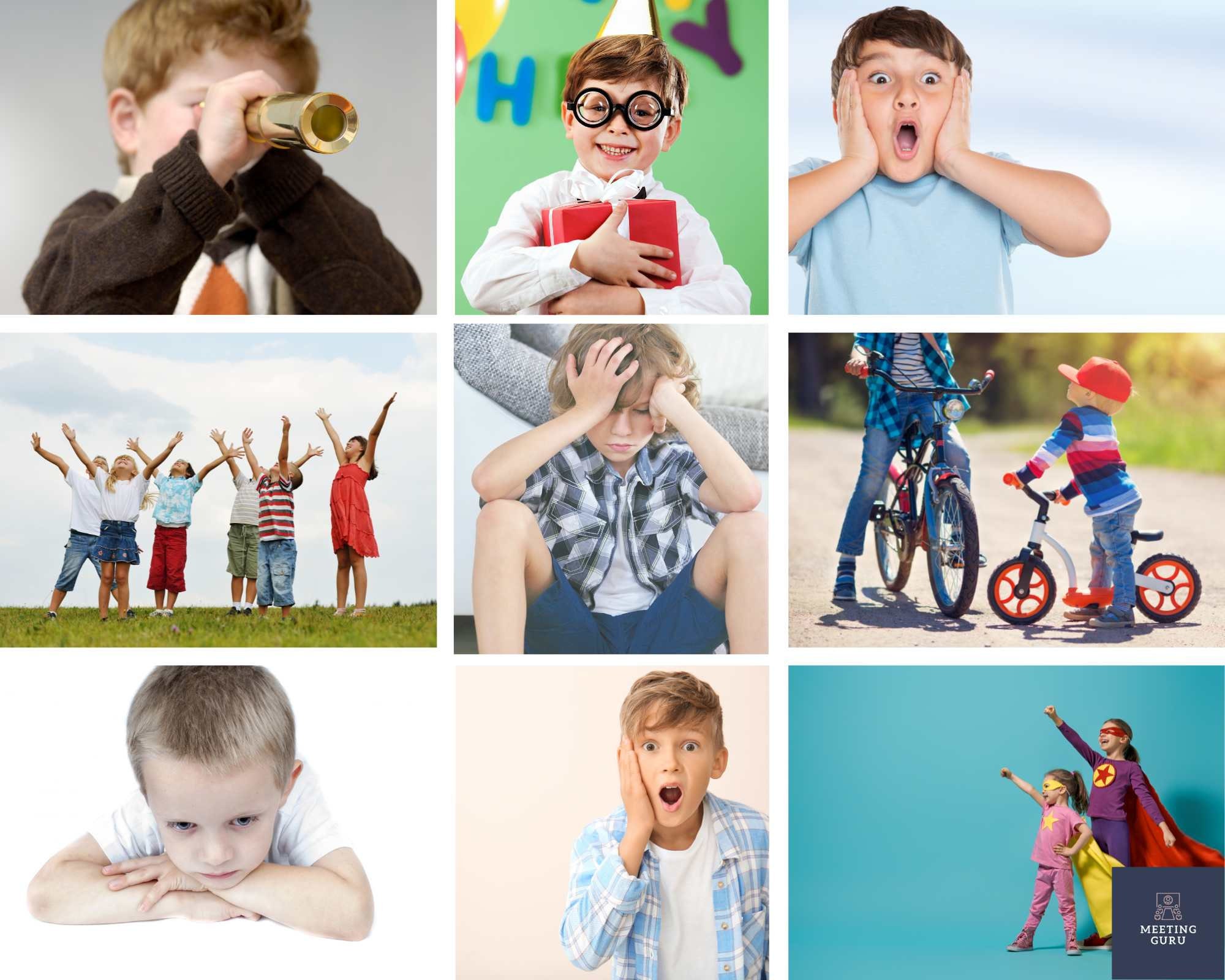 25 Mood Picture Collages – Mood Survey for Online Meetings & Workshops ...