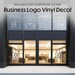 Personalized Storefront Vinyl Sticker, Custom Logo Decal, Create Your ...