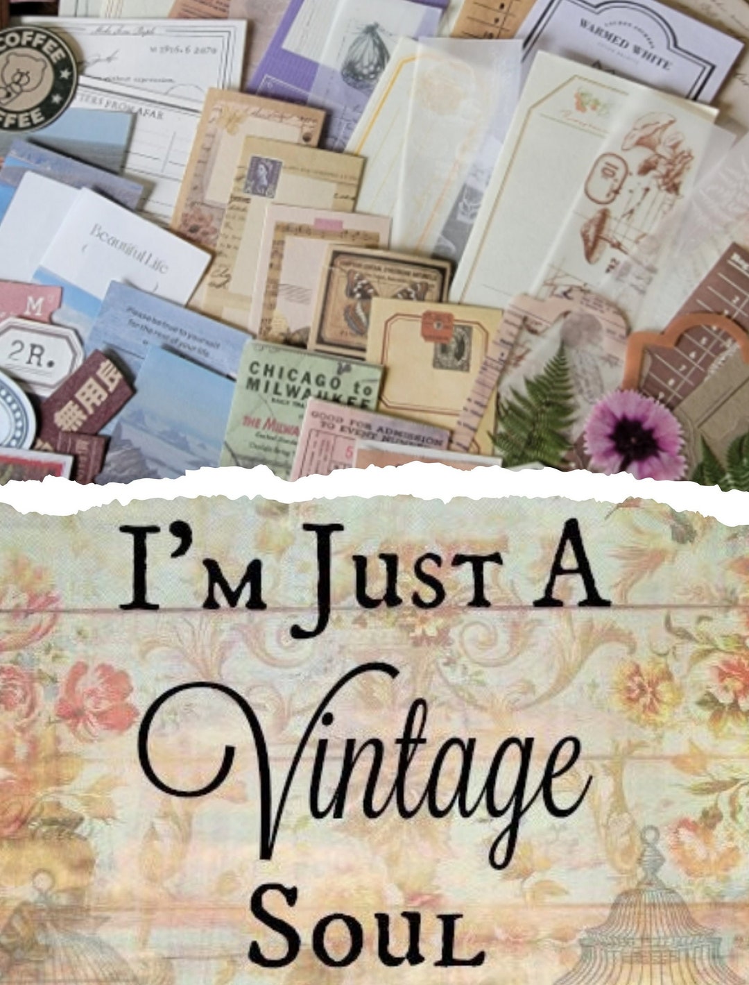 100 Piece Junk Journal/scrapbook Mystery Pack - Etsy
