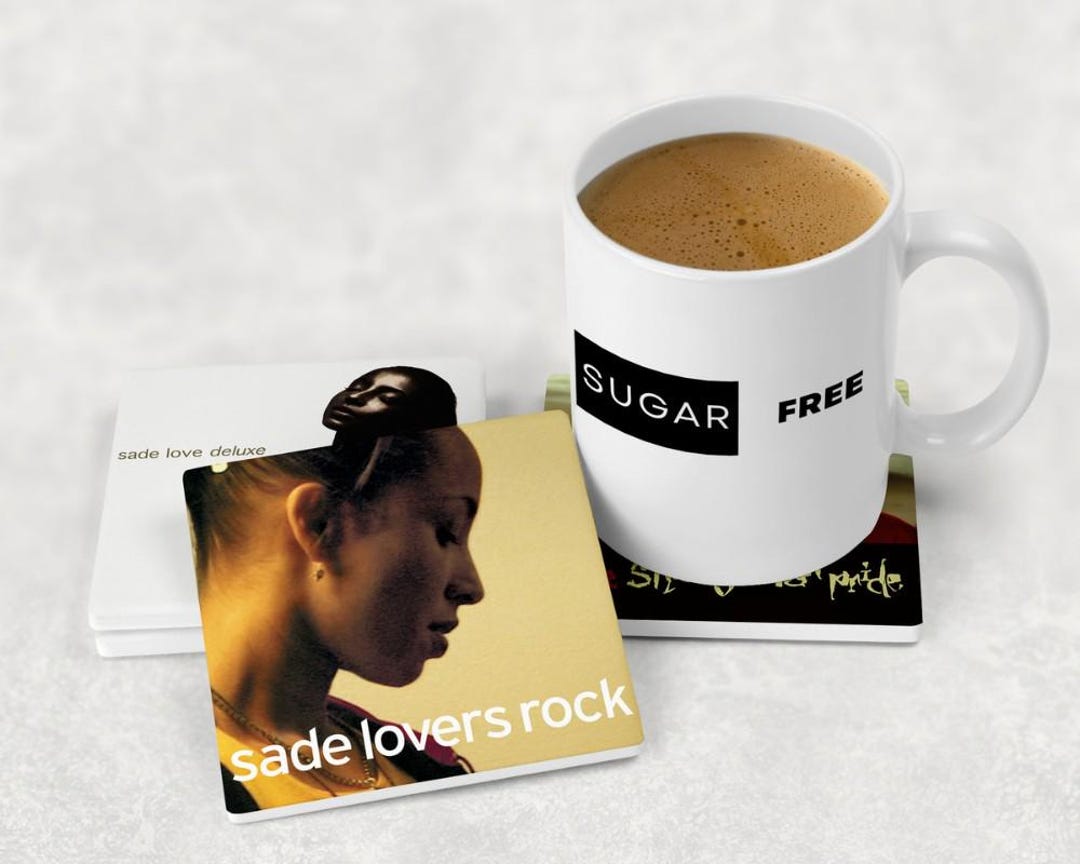 Ceramic Album Cover Coasters | Custom Sade Coaster Set | Personalized ...