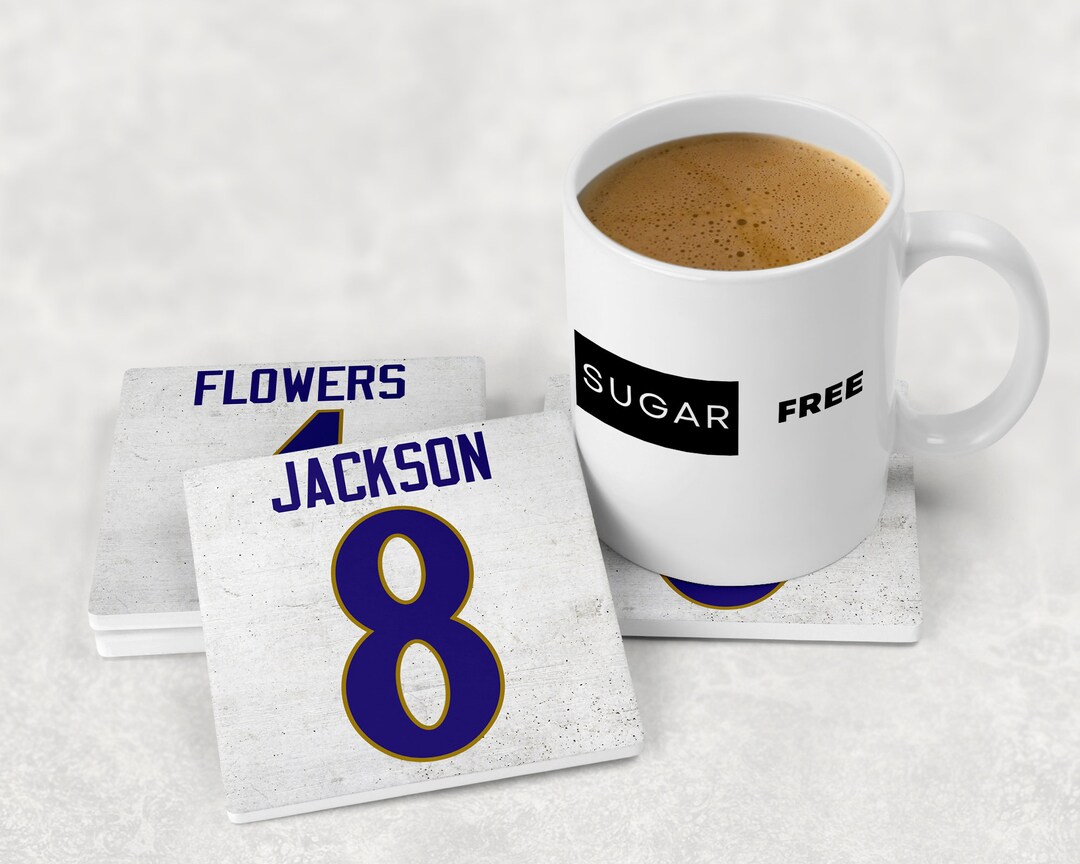 Baltimore Ravens Inspired Coaster Set - Etsy