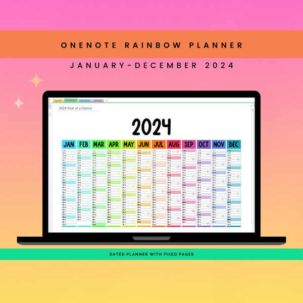 Onenote Planner Desktop - Etsy