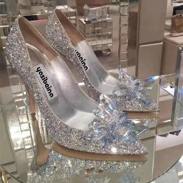 Cinderella Glass Heels - Etsy