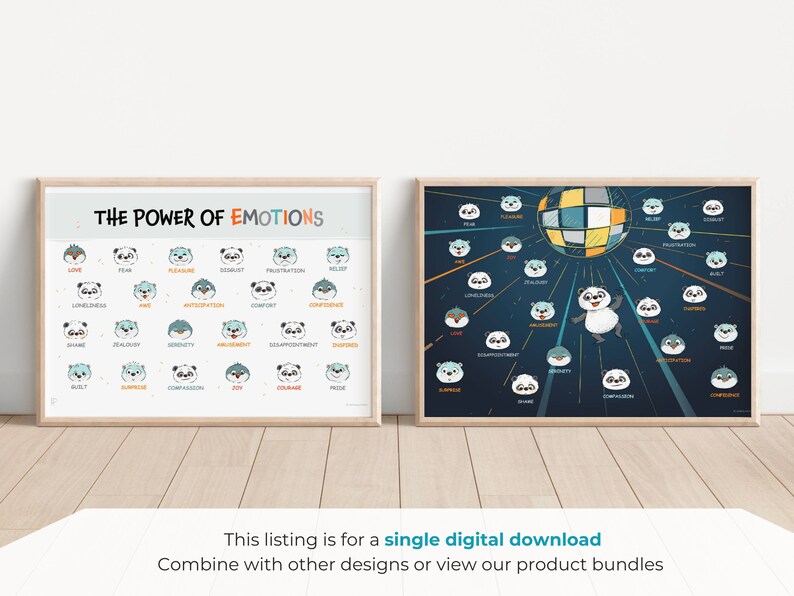 Power of Emotions Printable Art for Child, Otter Illustration, Colorful ...