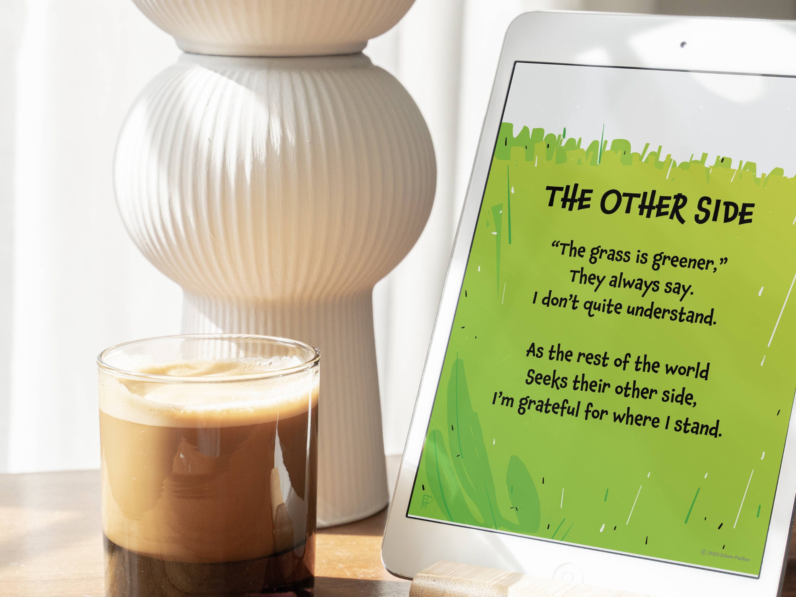 Grass is Greener Device Wallpaper for Kid, Printable Green ...