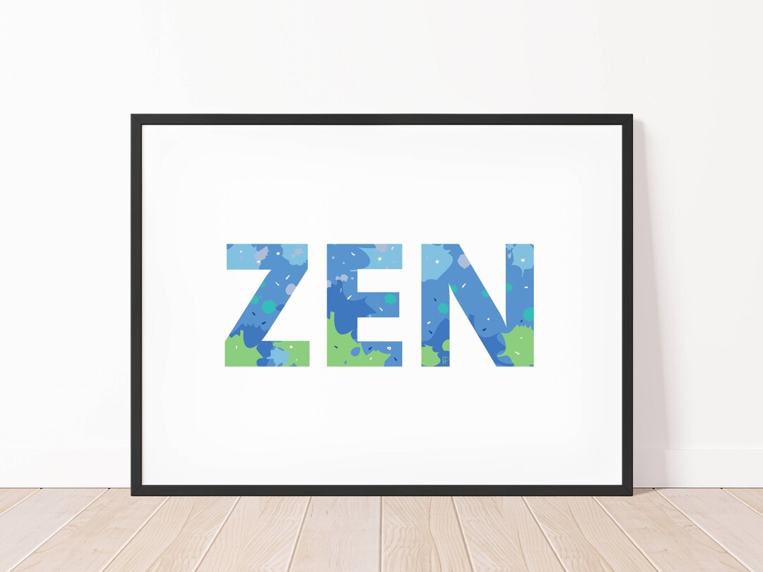 ZEN Art, Inspirational Core Values, Colorful Illustrations, Beautiful ...