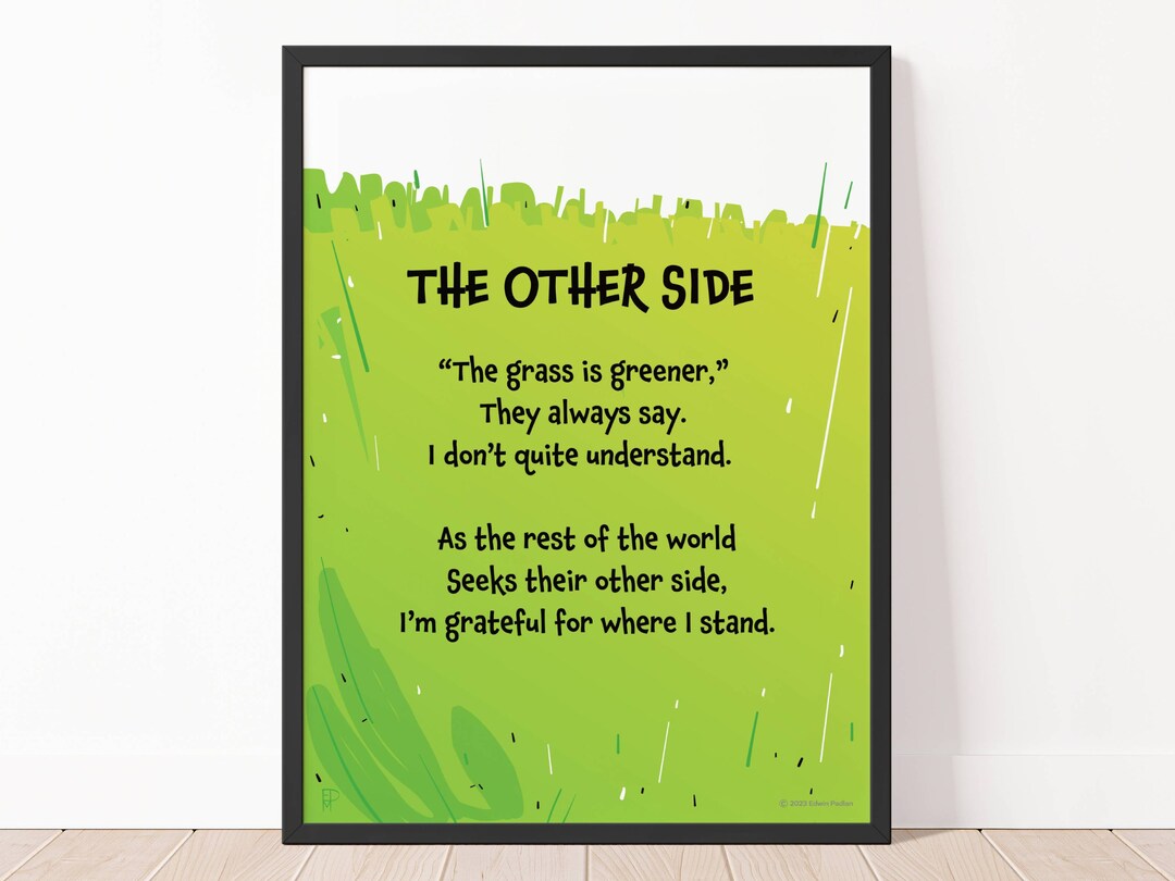 Grass is Greener Digital Wall Art for Kid, Printable Green ...