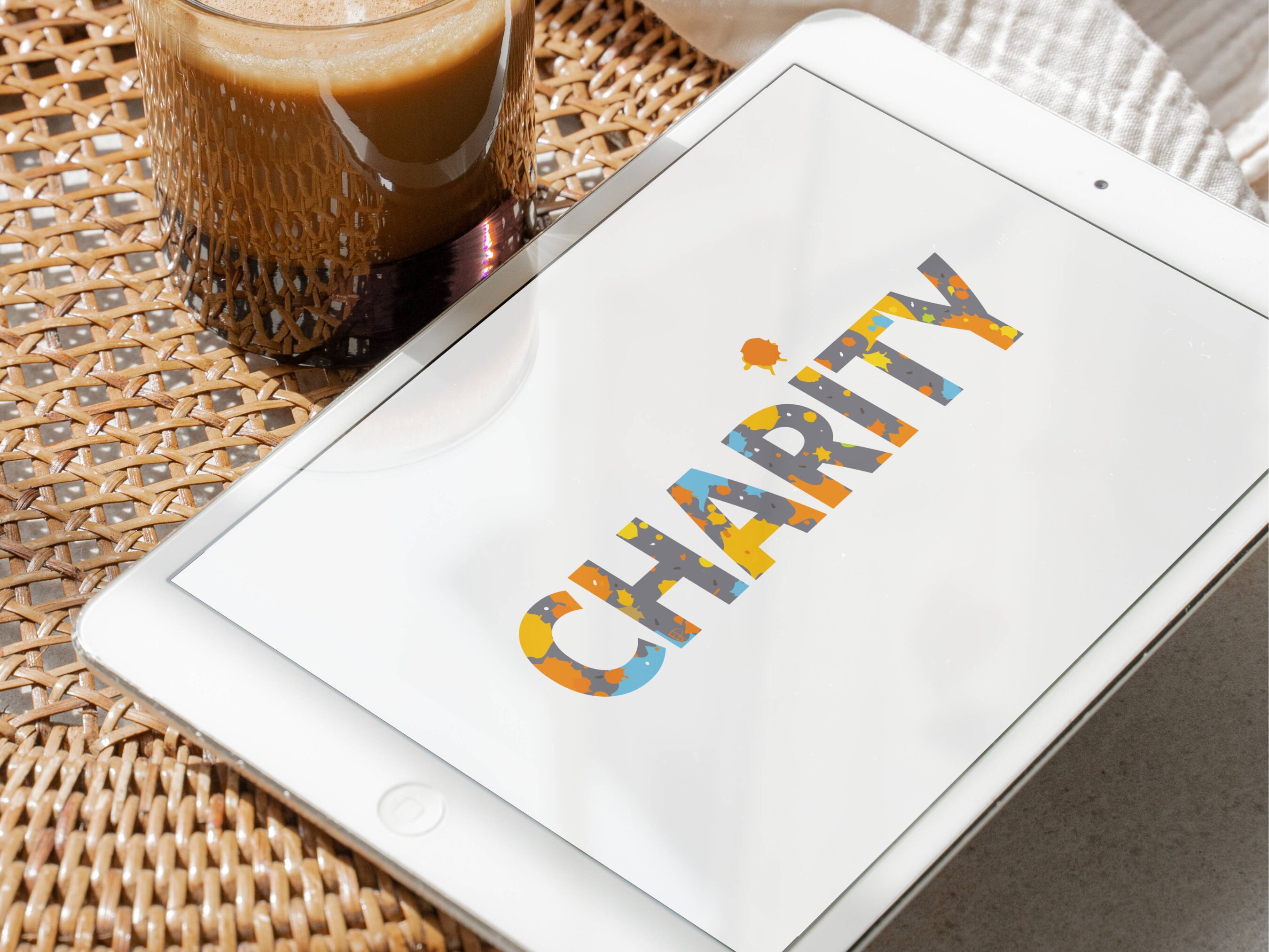 CHARITY Device Wallpaper Inspirational Core Values Colorful - Etsy