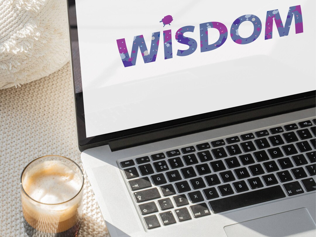 WISDOM Device Wallpaper, Inspirational Core Values, Colorful ...