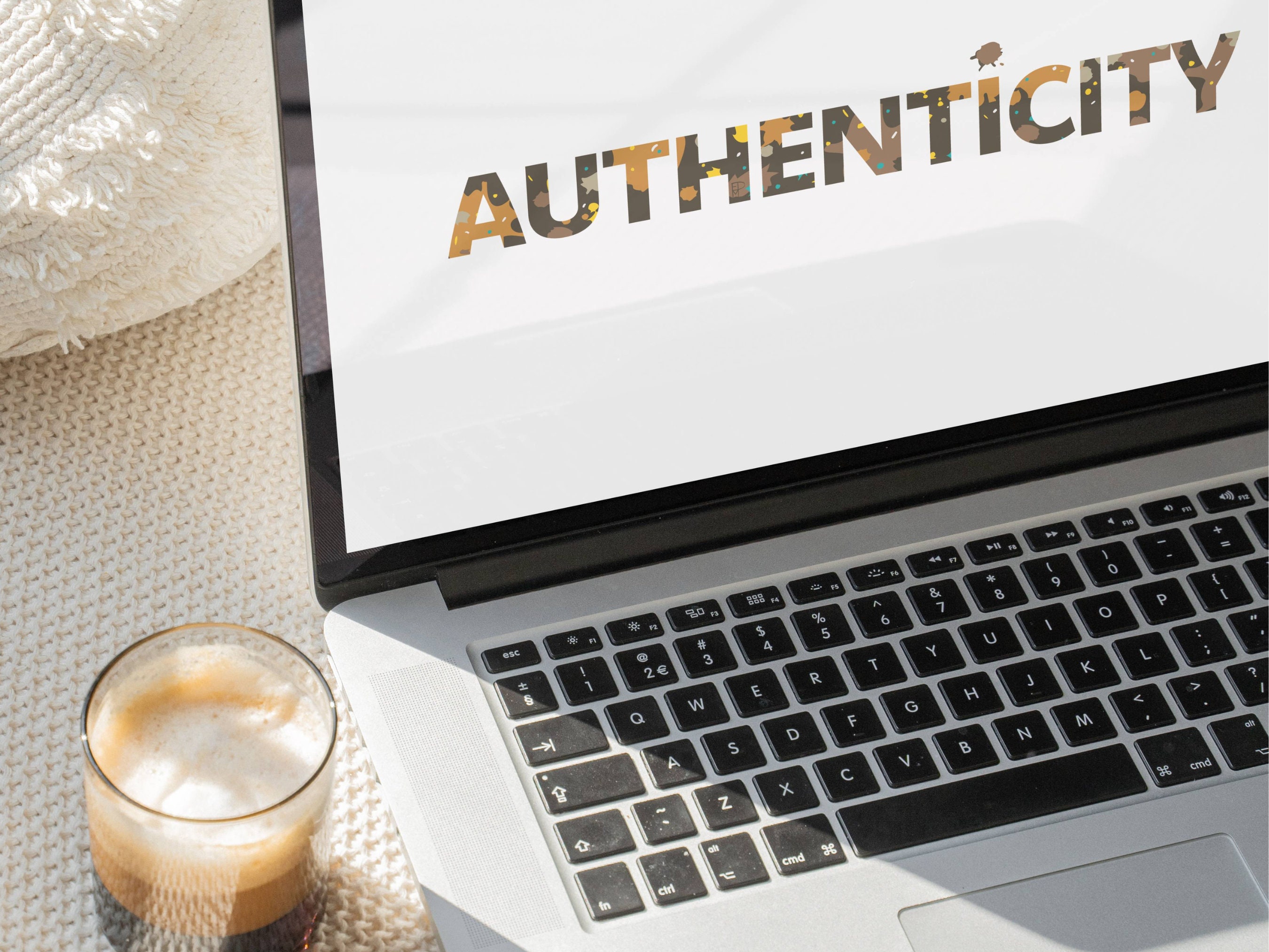 AUTHENTICITY Device Wallpaper, Inspirational Core Values, Colorful ...