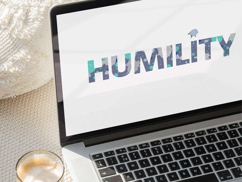 HUMILITY Art, Inspirational Core Values, Colorful Illustrations ...