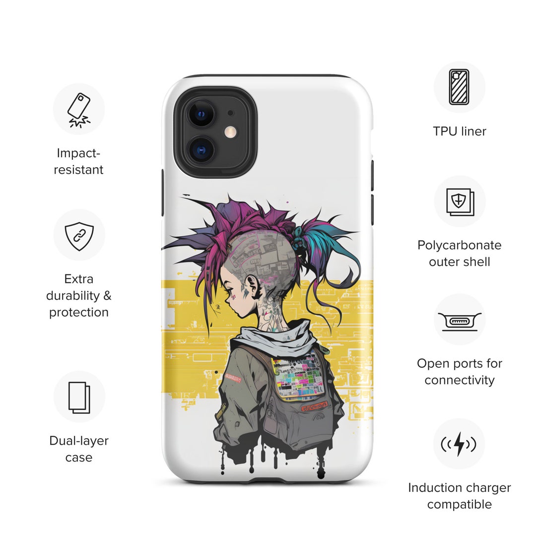 Gamer Kid iPhone Case Cyberpunk Gaming Phone Case iPhone 11 12 - Etsy