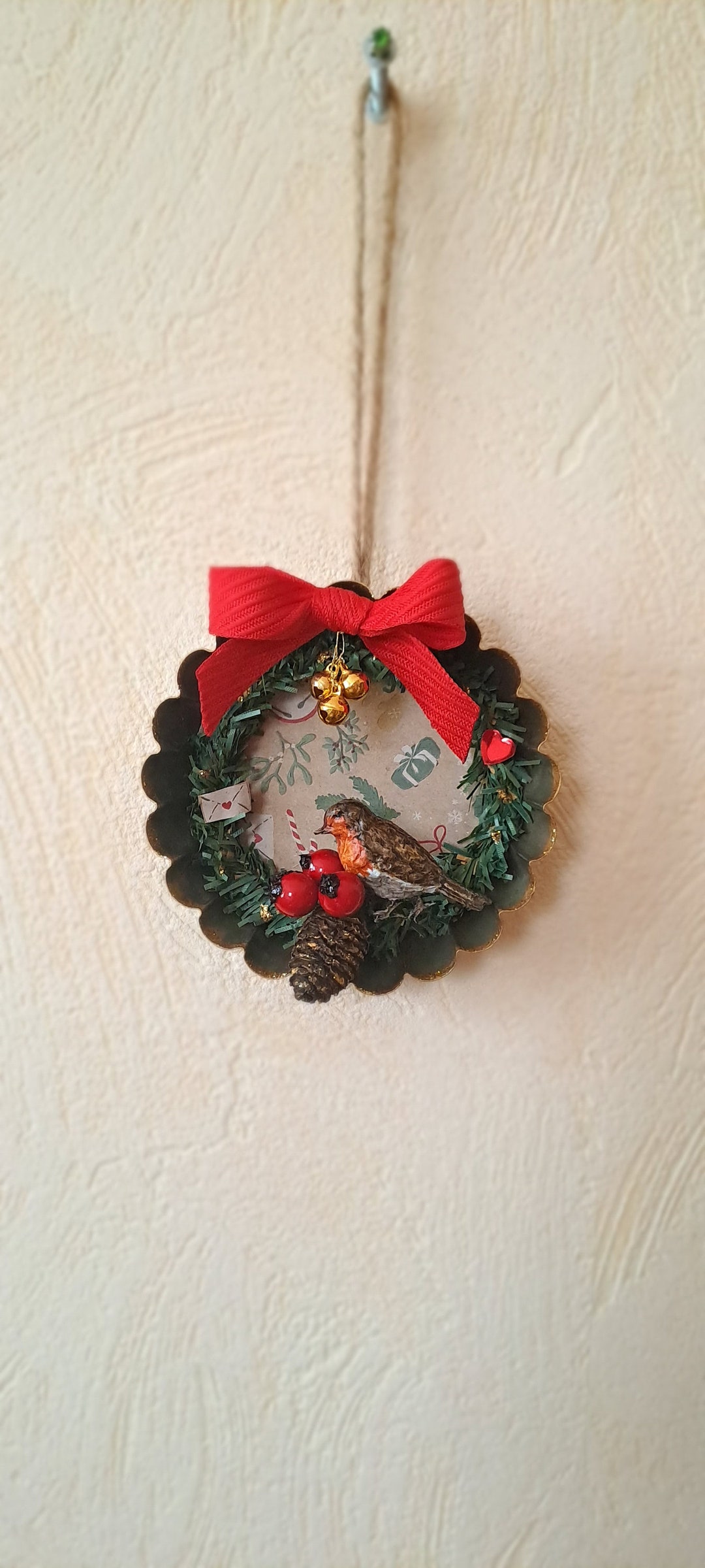 Old Sheet Metal Tartlet Mold Reworked Into a Christmas Decoration to ...