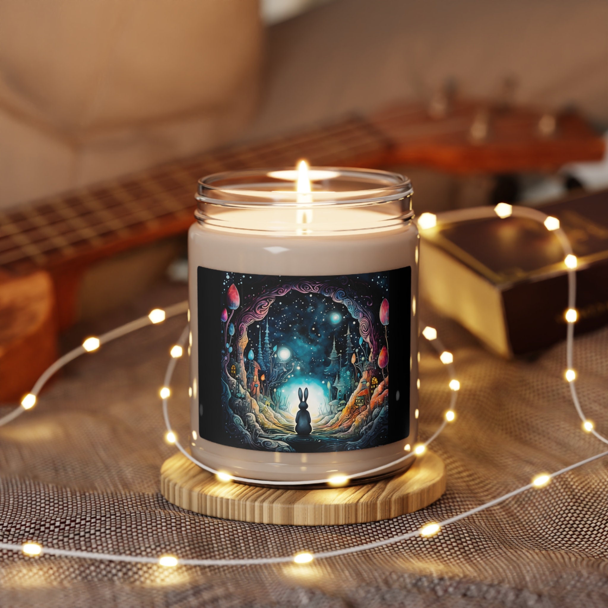 Alice in Wonderland Soy Scented Candle Whimsical Fragrance in a 9oz Glass Jar Etsy