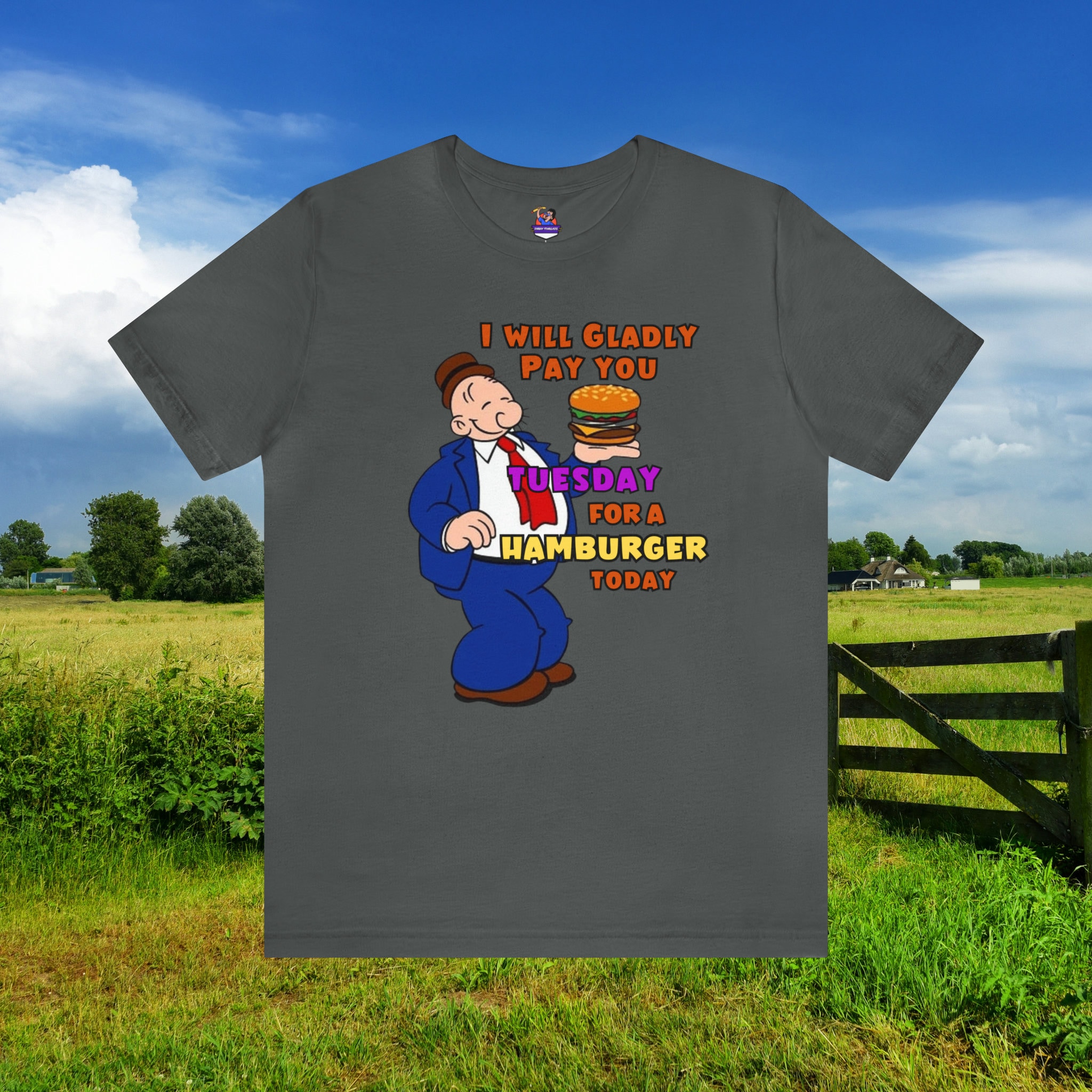 Popeye's Friend Wimpy "gladly Pay You Tuesday" Unisex Jersey Short ...