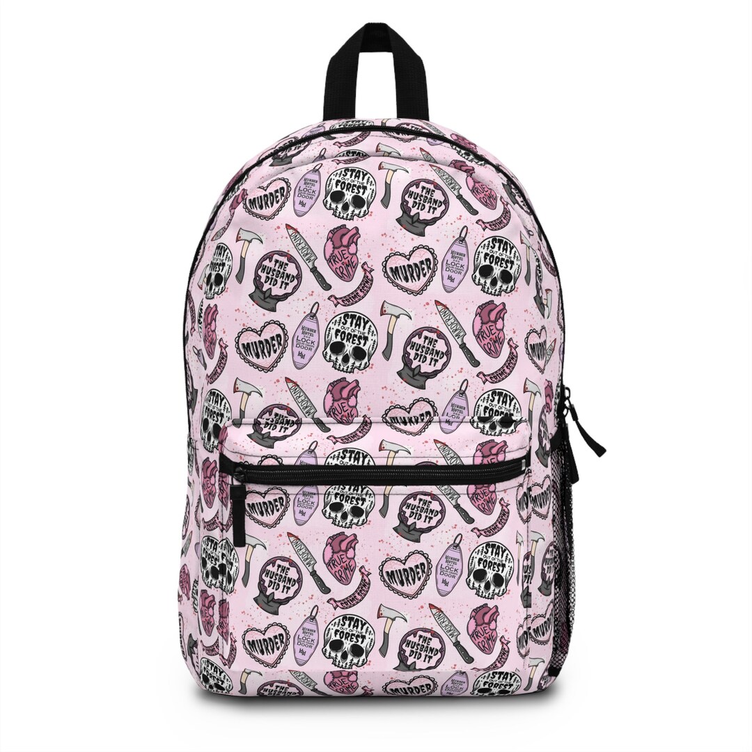 True Crime Backpack: Mystery in Pink, Enthusiast Gift - Etsy