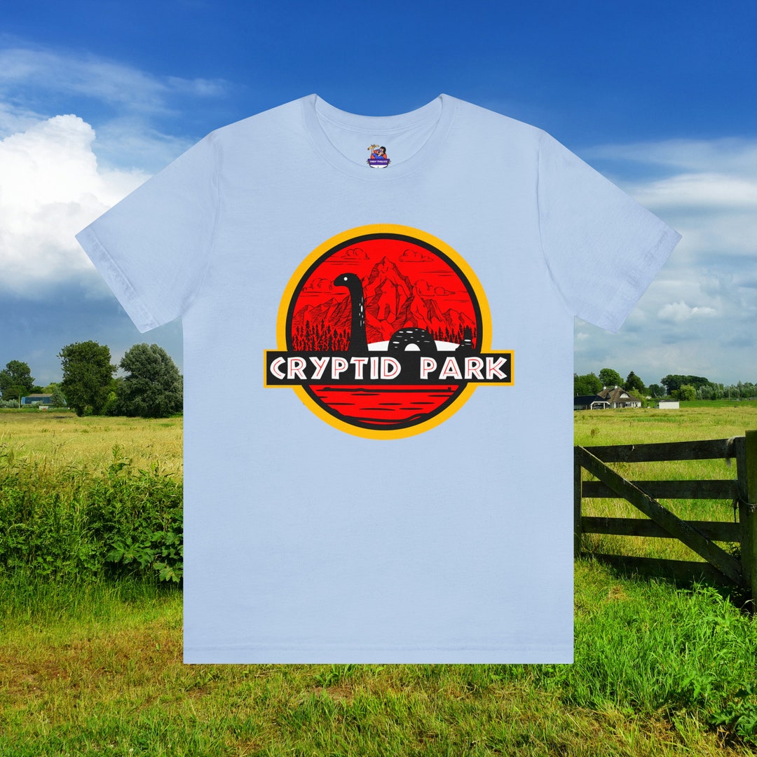 Cryptid Park Series Present the Loch Ness Monster Unisex Jersey Short ...