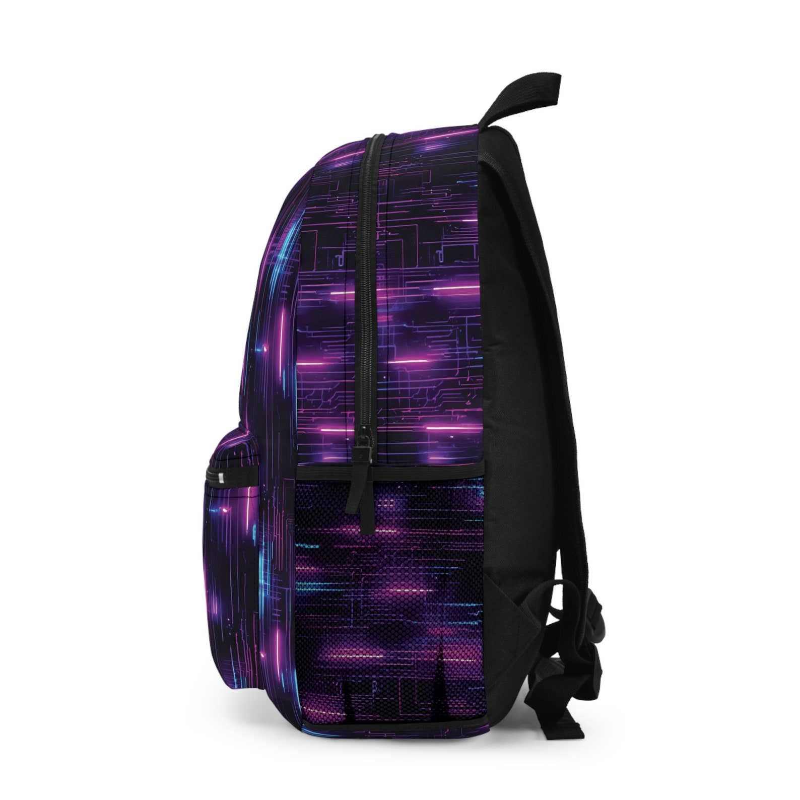 Neon Futuristic Lights Cyberpunk AOP Backpack - Etsy