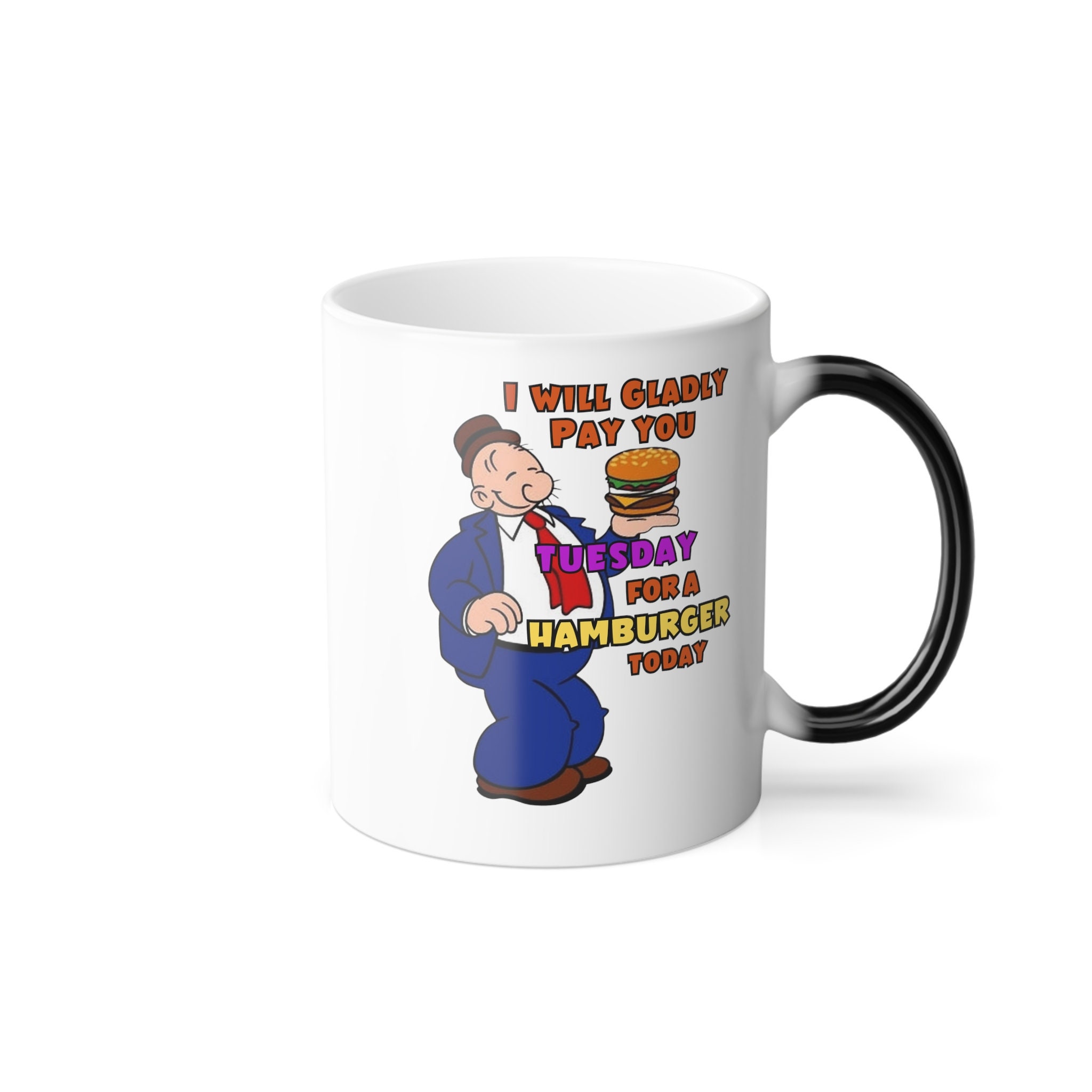 Popeye's Friend Wimpy /color Morphing Mug, 11oz - Etsy
