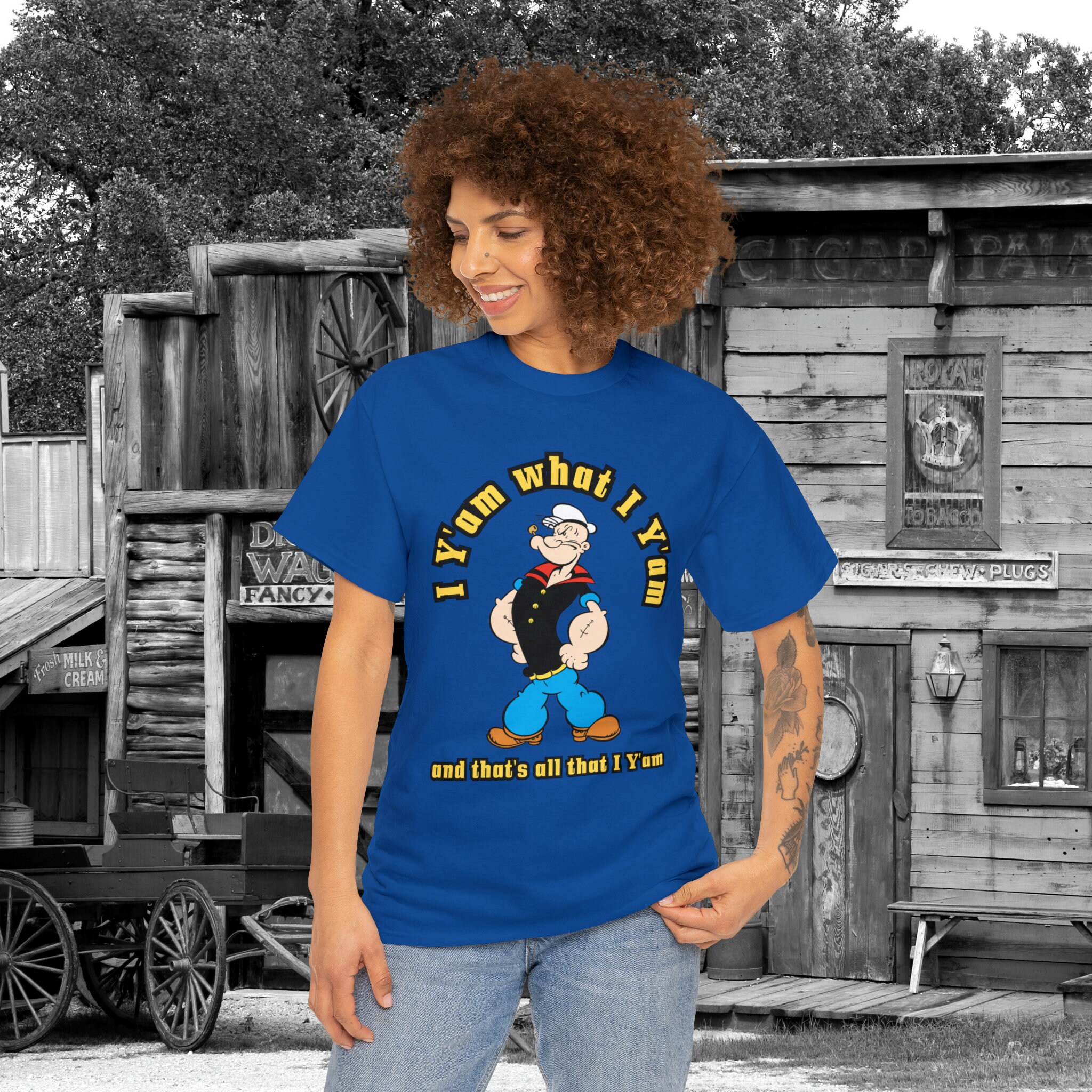 Popeye Inspired 'I Y'am What I Y'am and Thats All - Etsy
