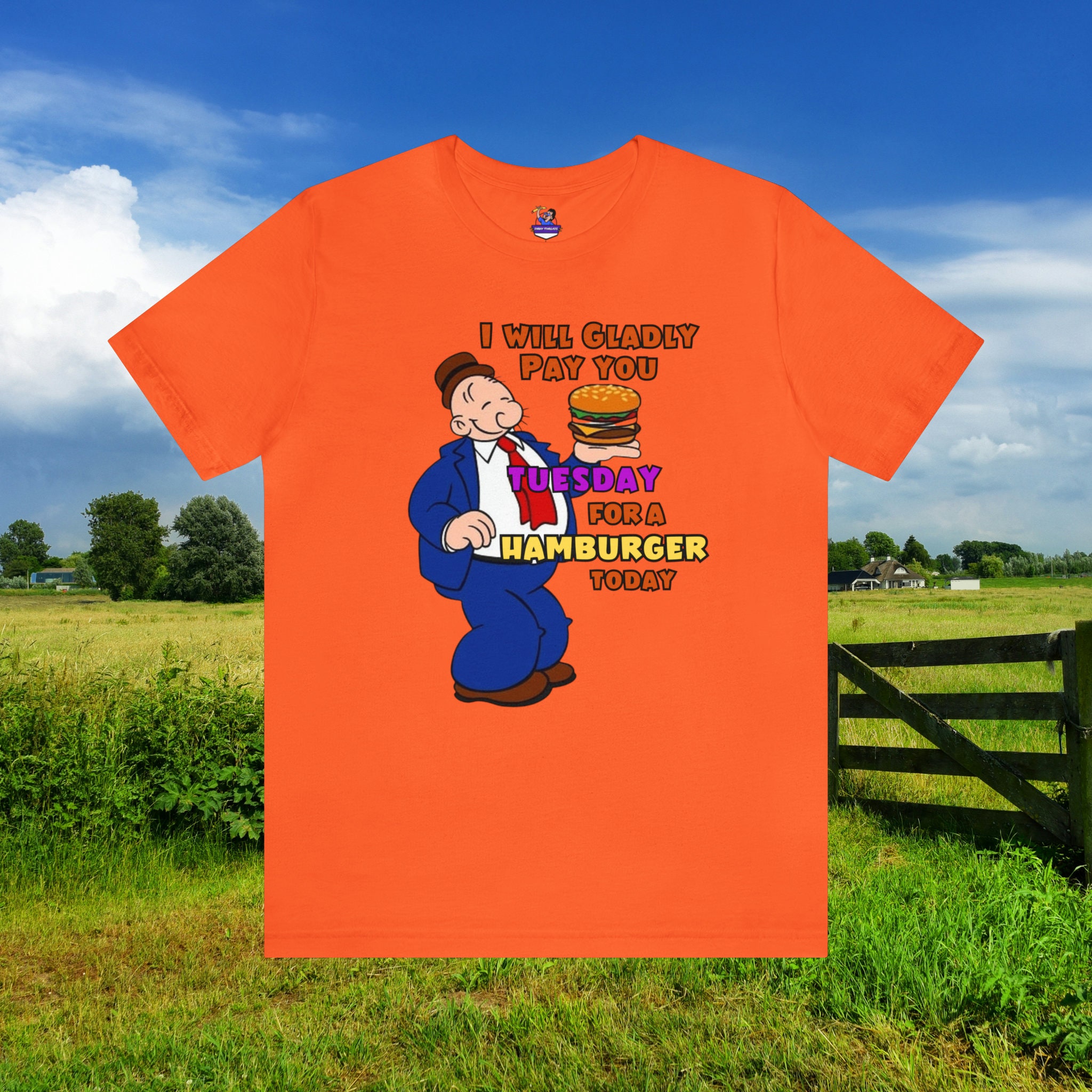 Popeye's Friend Wimpy "gladly Pay You Tuesday" Unisex Jersey Short ...