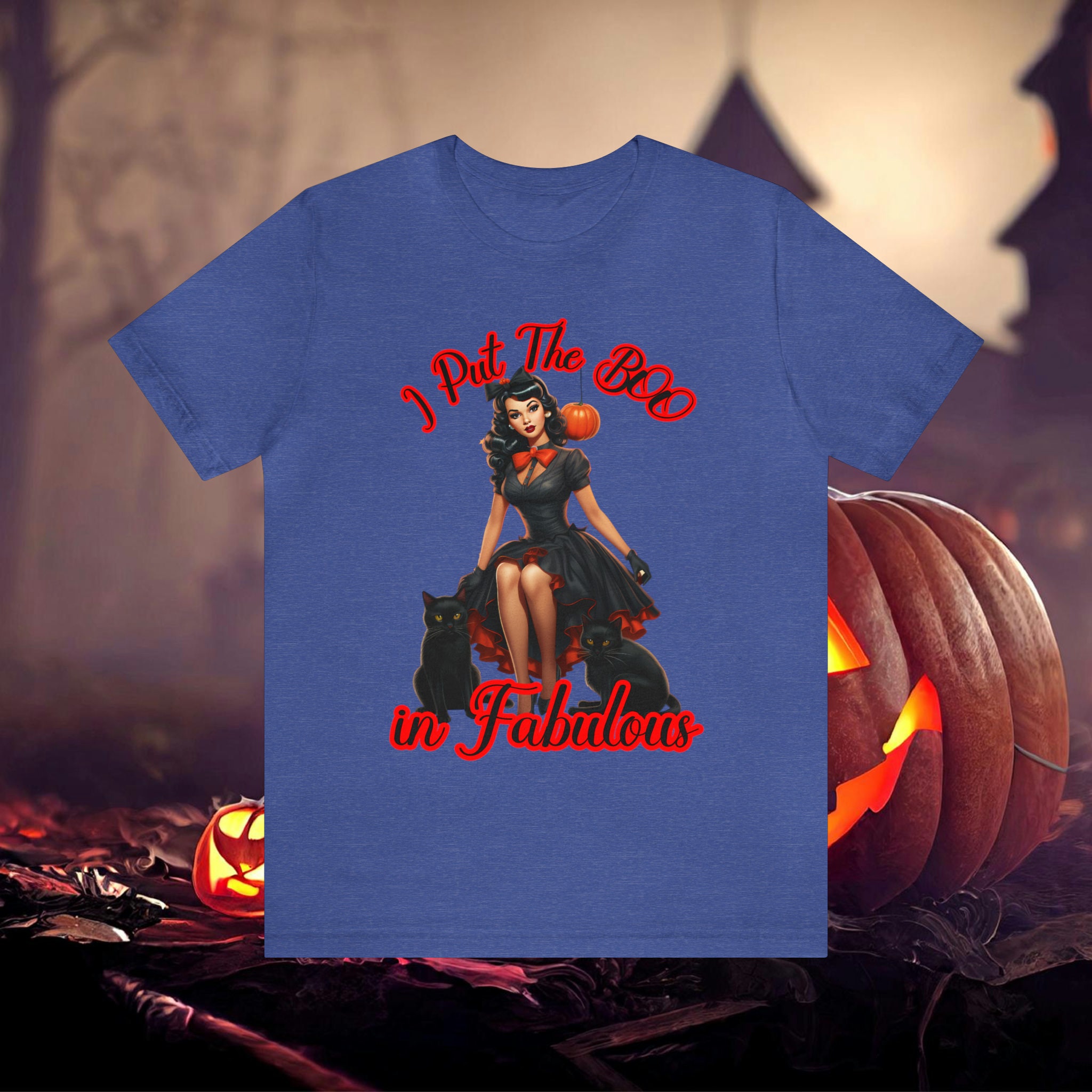 Vintage Pin-up Witch I Put the BOO in Fabulous Halloween - Etsy