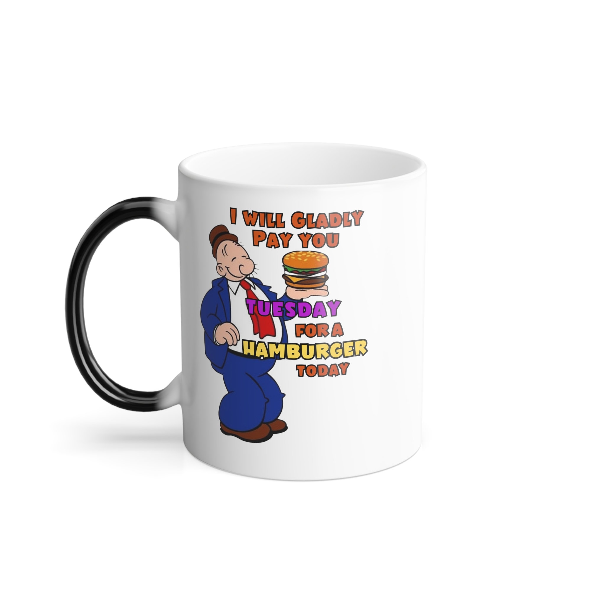 Popeye's Friend Wimpy /color Morphing Mug, 11oz - Etsy